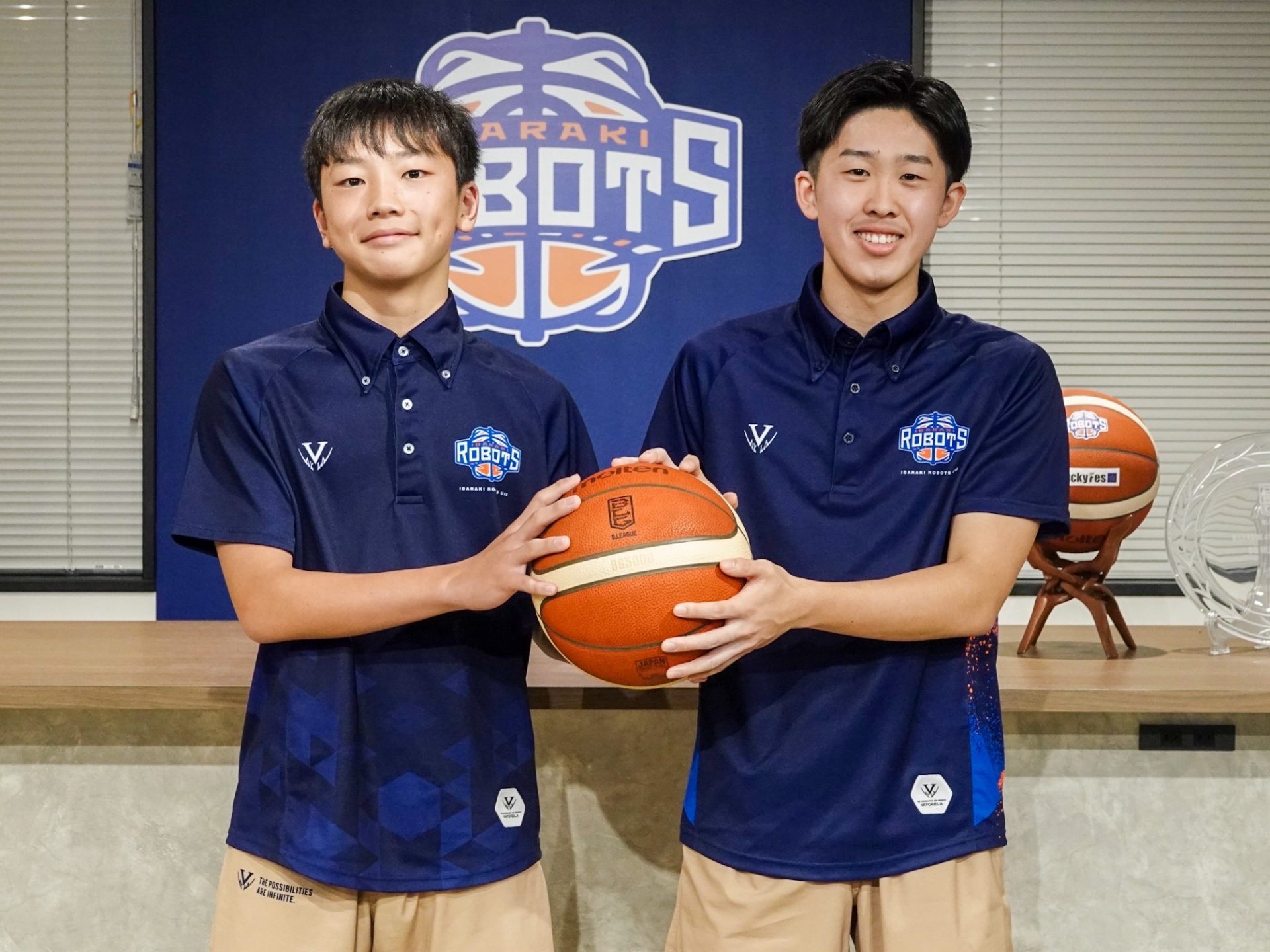 茨城ロボッツユースの荻沼隼佑（U18）、山口哲平（U15）がユース育成特別枠でのトップチーム参加の意欲を語る | 月刊バスケットボールWEB