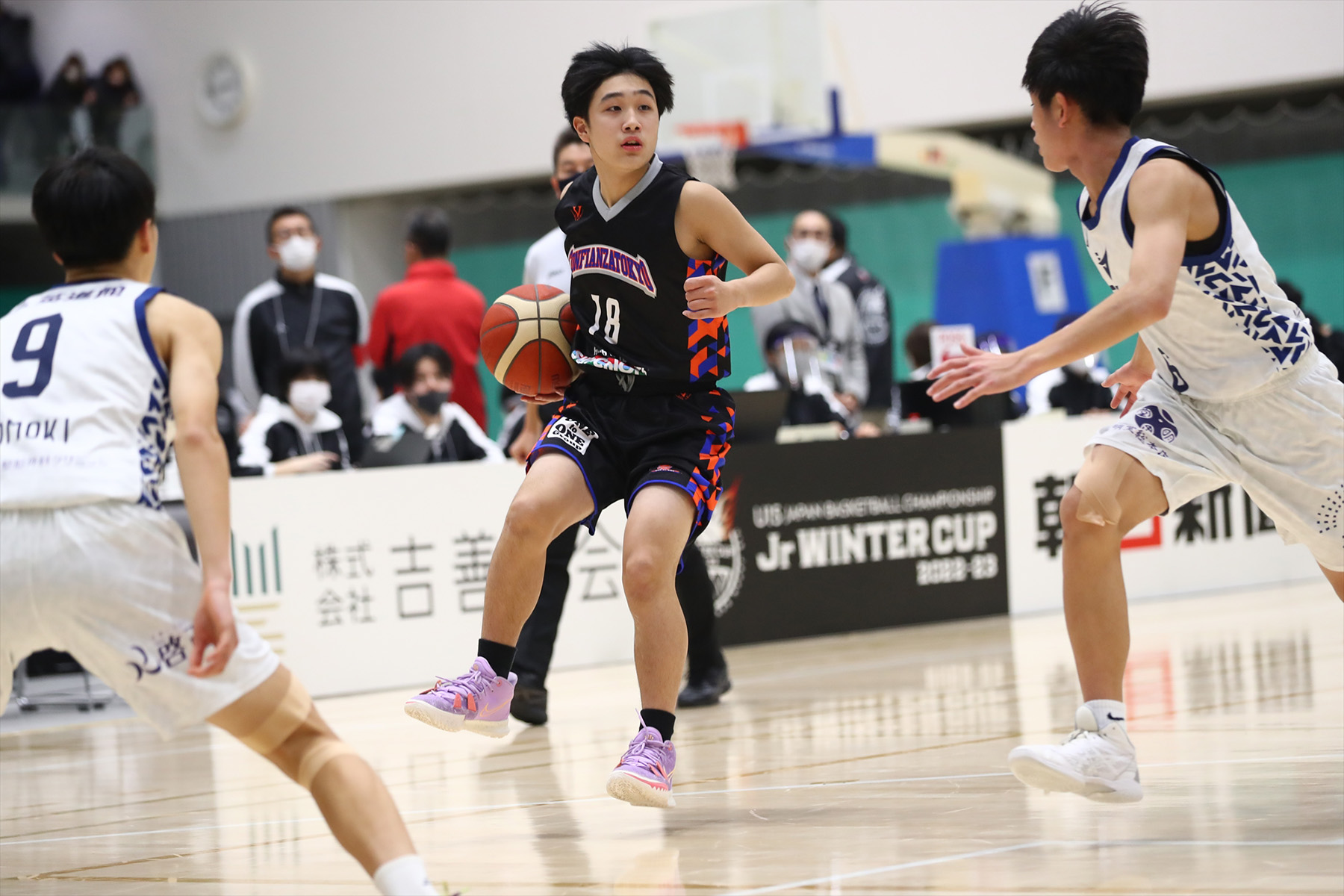 【Jr.ウインターカップ2022-23】競り合いを制したのは長崎ヴェルカU15、CONFIANZA東京U15を下して2回戦進出 | 中学(U15) | 月刊バスケットボールWEB