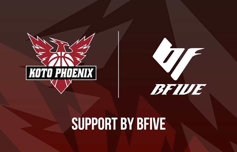 BFIVEがプロバスケチーム「江東フェニックス」とオフィシャルサプライヤー契約