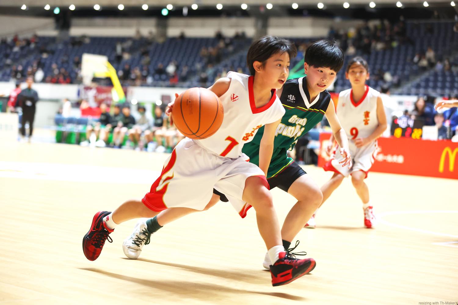 【全国ミニバス】133cmの子兵が魅せた2つのクラッチプレー 雀宮スポーツ少年団#7穴井紗那