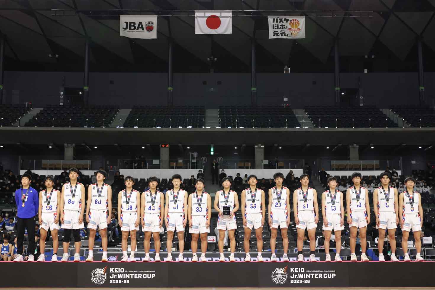 福岡U15が男子3位に、滋賀U15とのBユース対決に勝利[Jr.ウインターカップ]